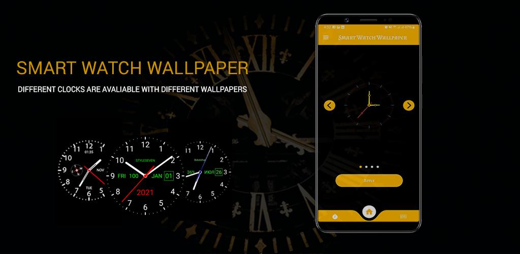 Download Smart Watch Clock Wallpaper android on PC