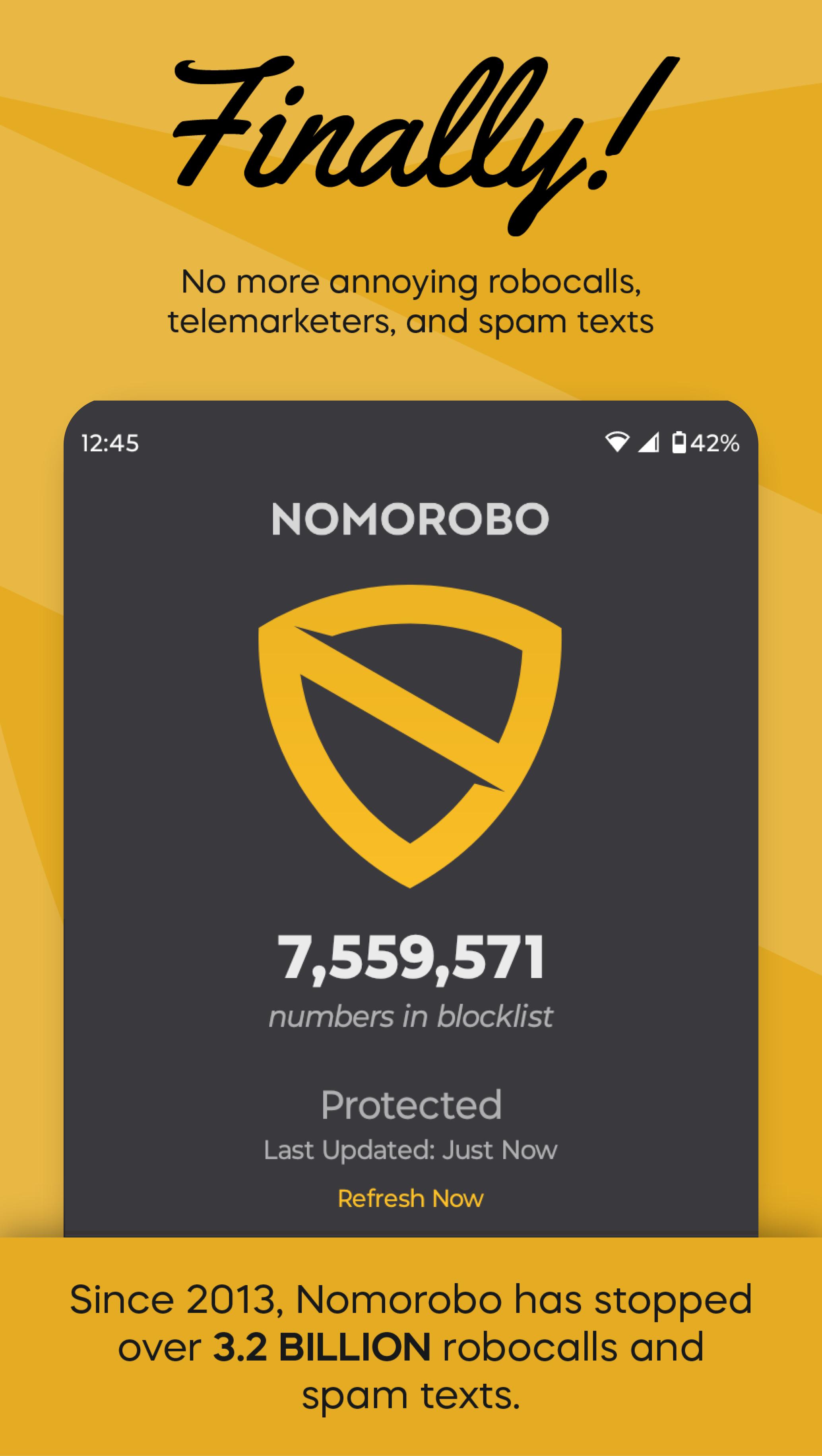 Download Nomorobo Basic Robocall Block android on PC