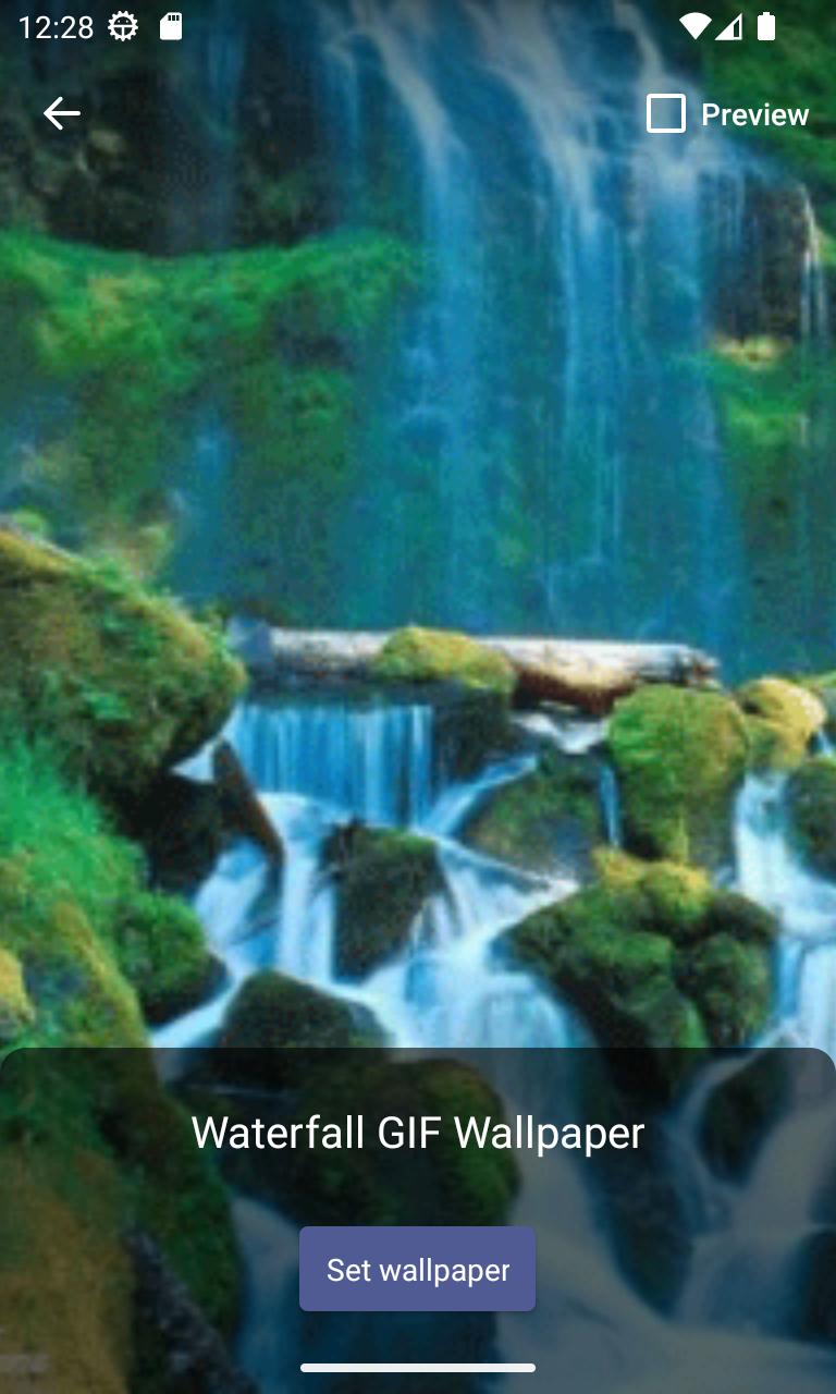Download Waterfall GIF Wallpaper android on PC