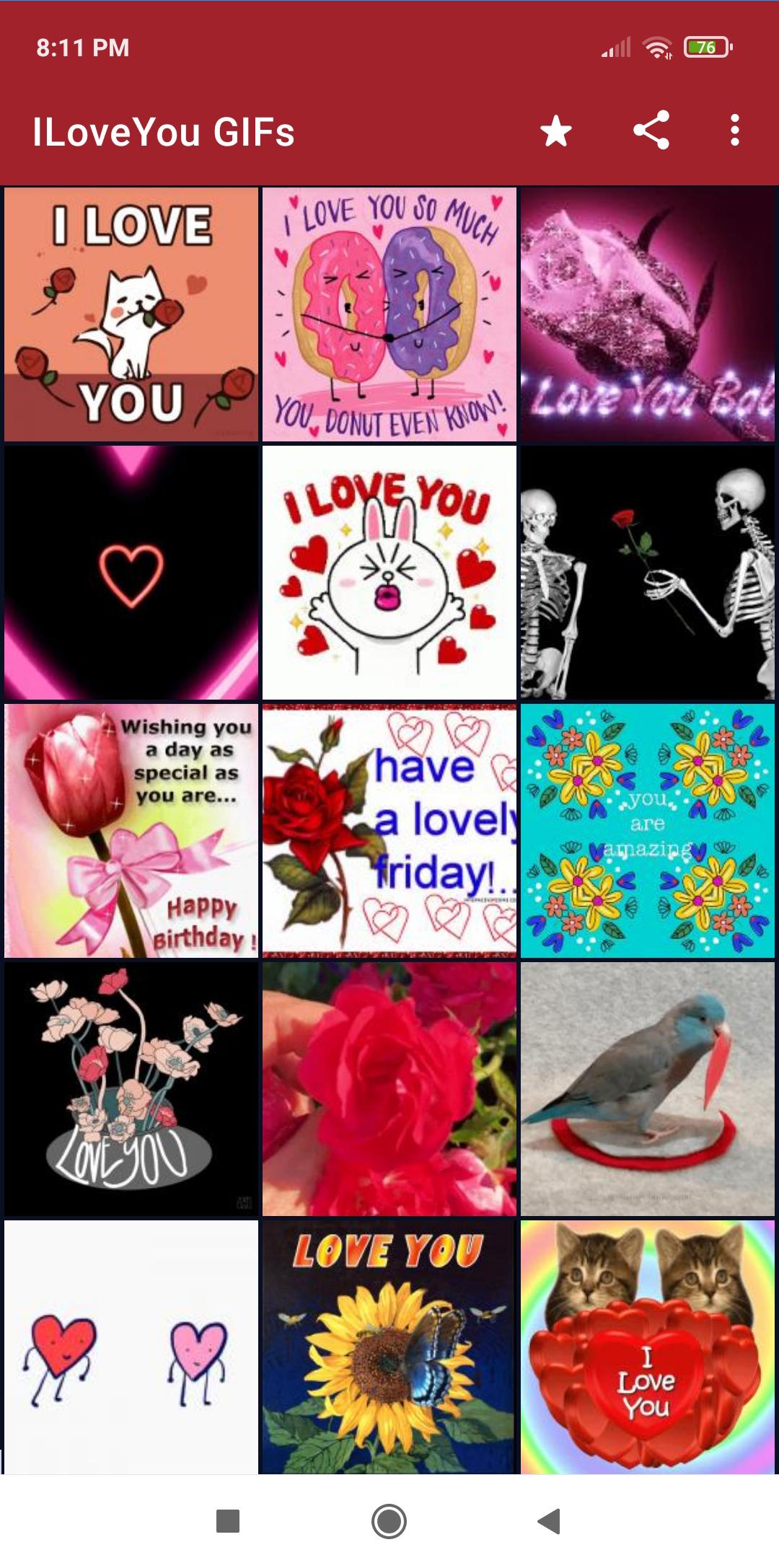 Download I Love You GIFs Images android on PC