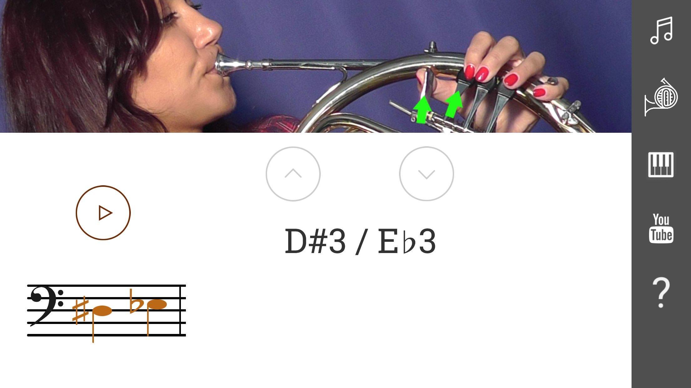 Download 2D French Horn Fingering Chart android on PC