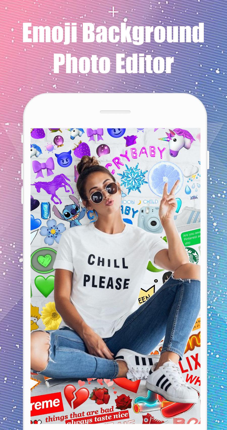 Download Emoji Background Editor android on PC