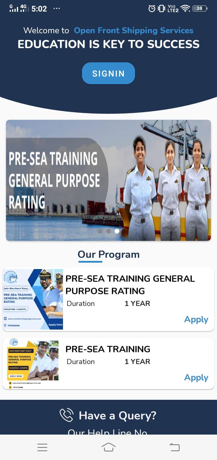 Download Ocean Front Shipping Services android on PC