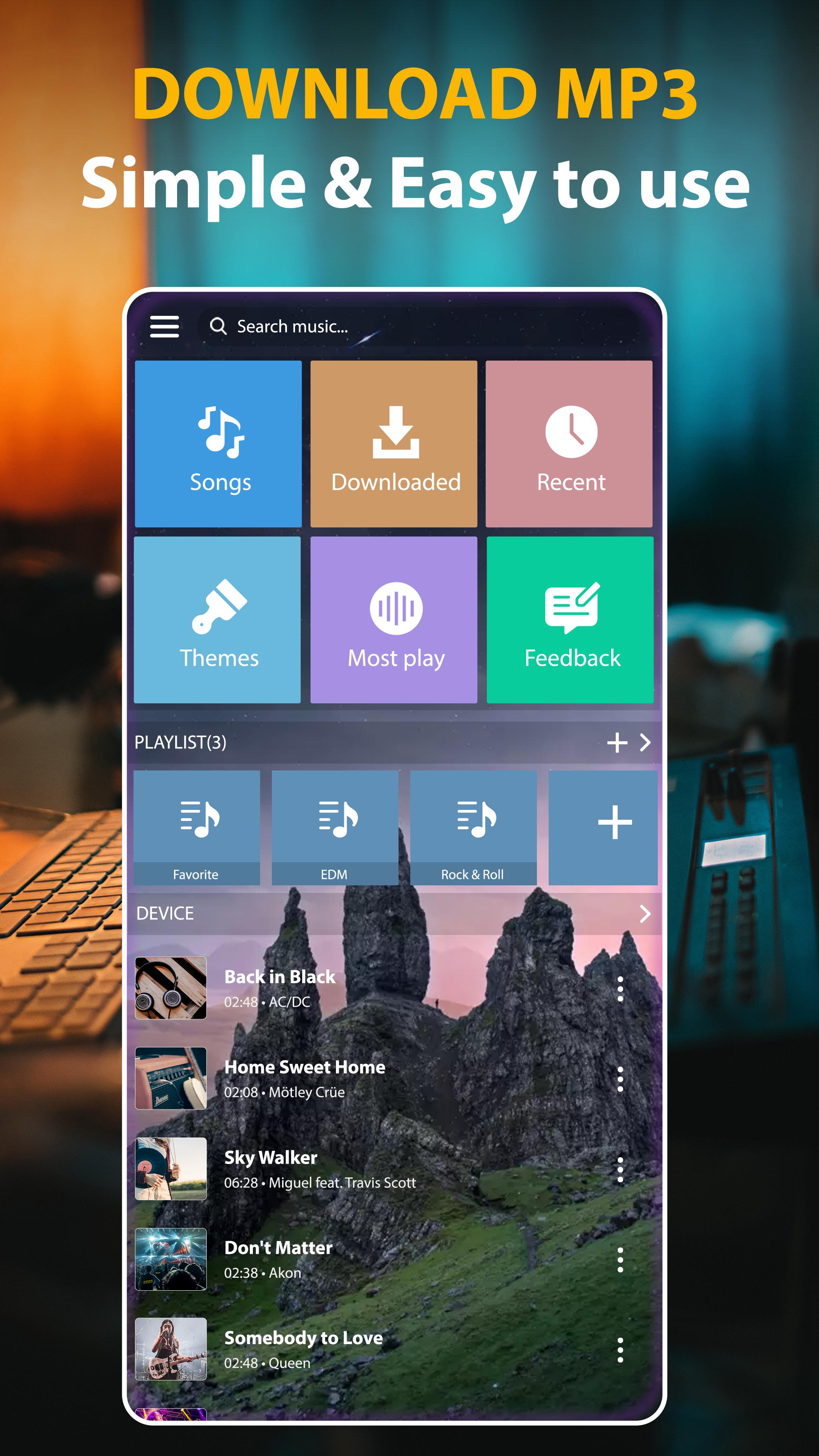 Download Music Downloader MP3 Player android on PC