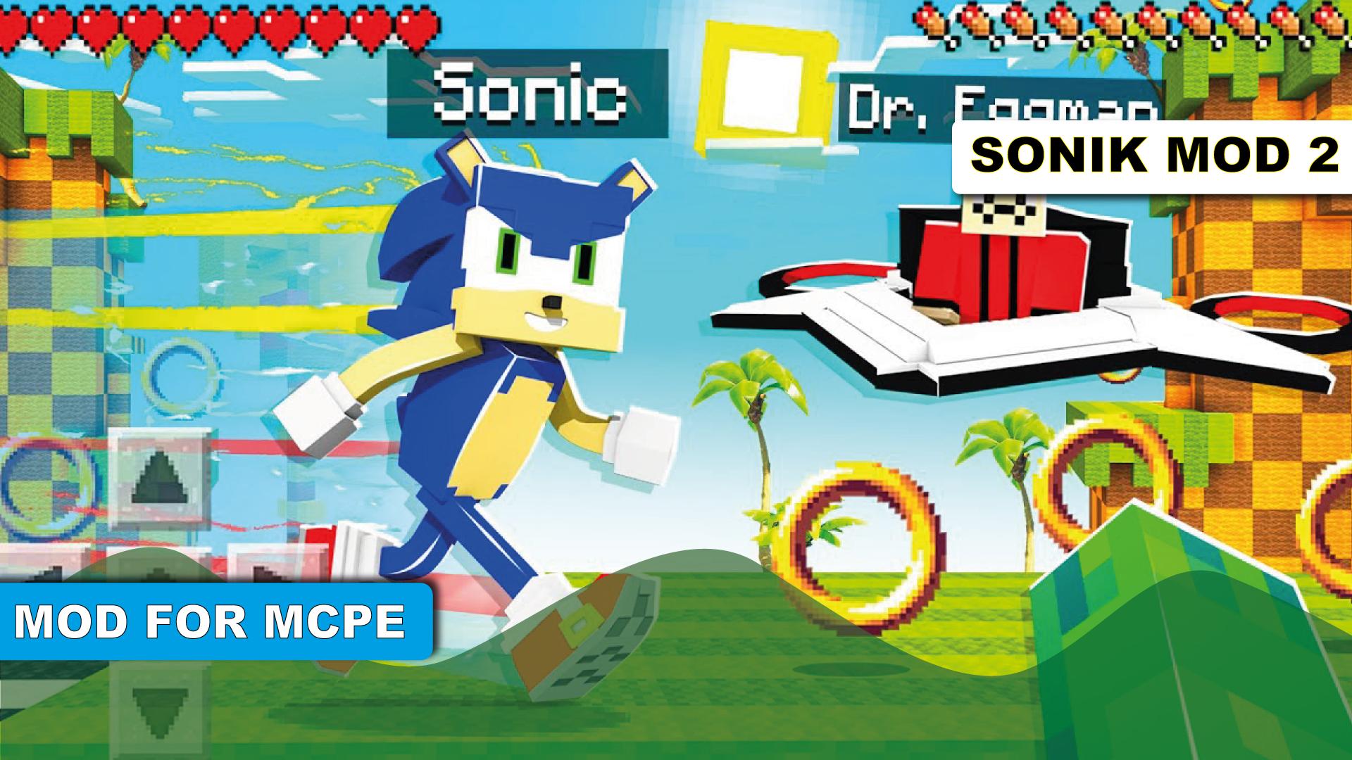 Download Sonik 2 mod For MCPE Minecraft android on PC