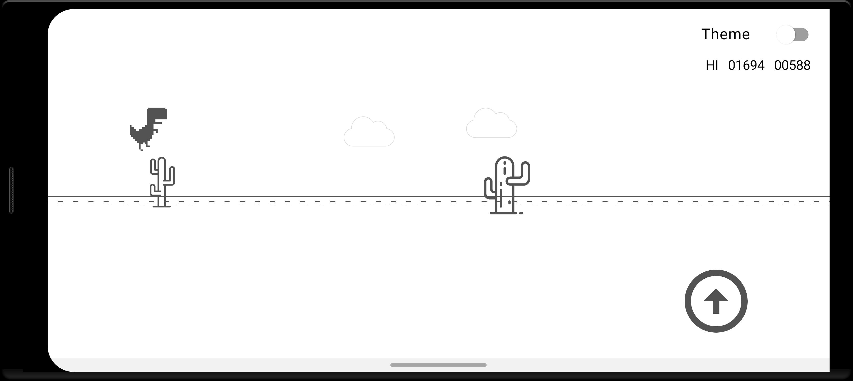 Download Dino Jump On Cactus android on PC