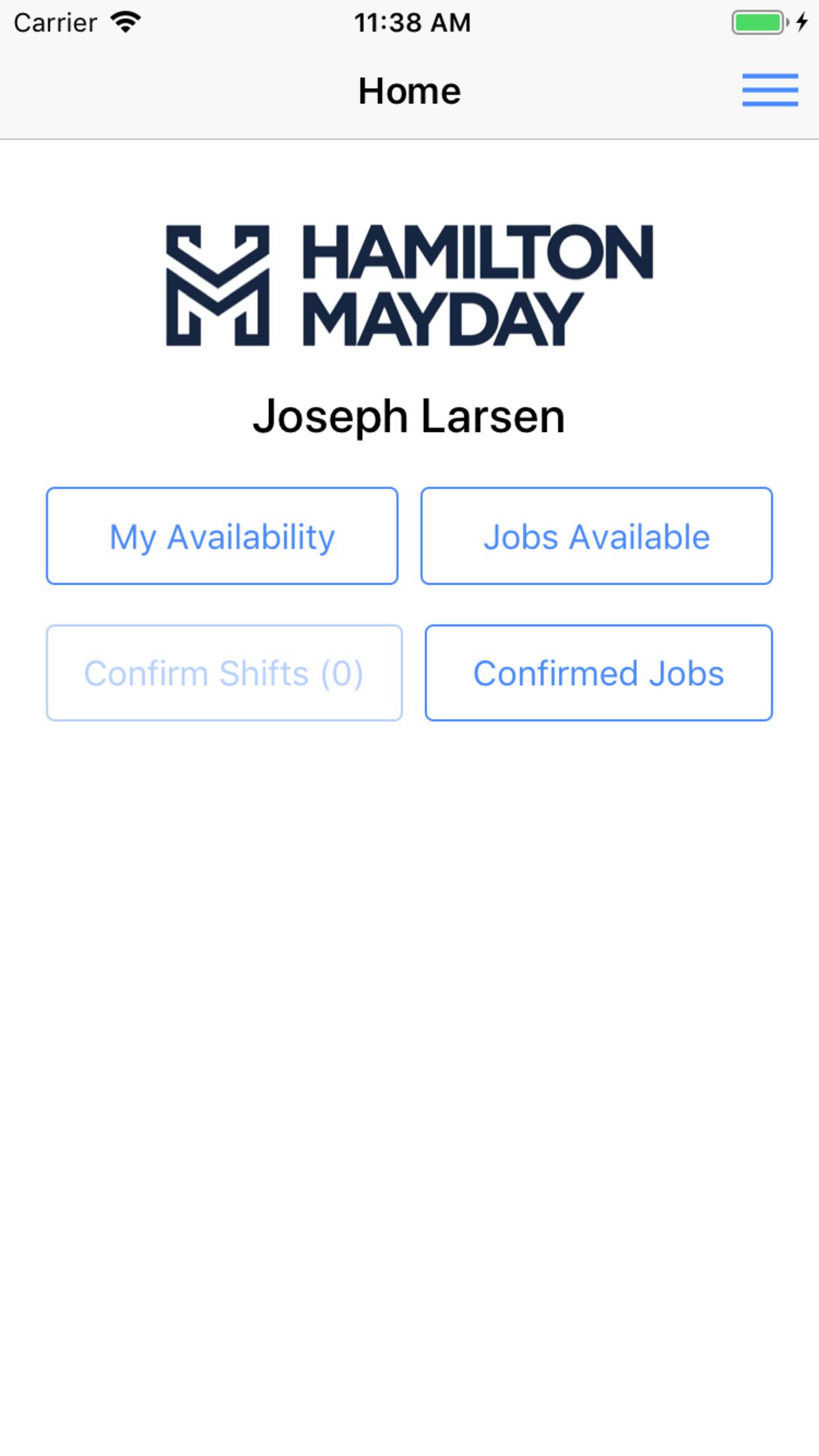 Download Hamilton Mayday Candidate App android on PC