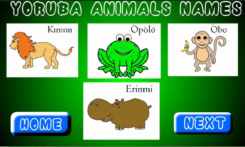Download Yoruba Animal Names android on PC