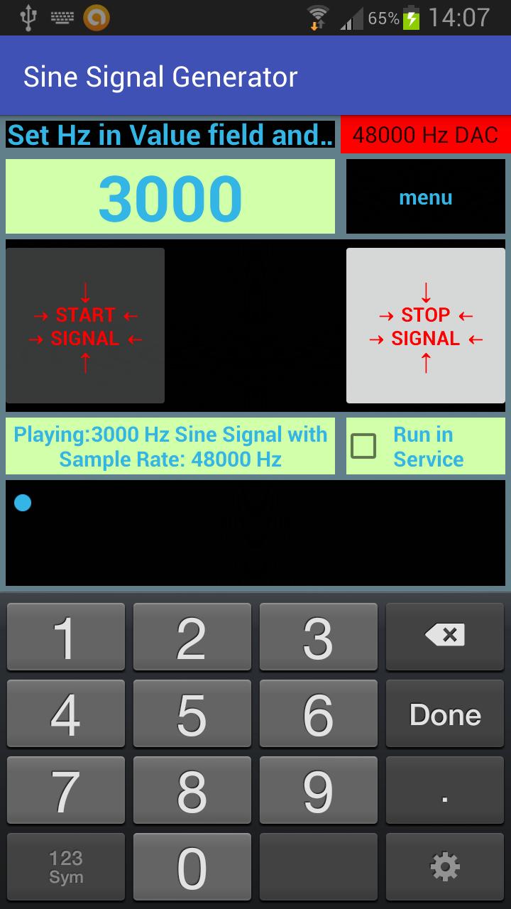 Download Sine Signal Generator android on PC