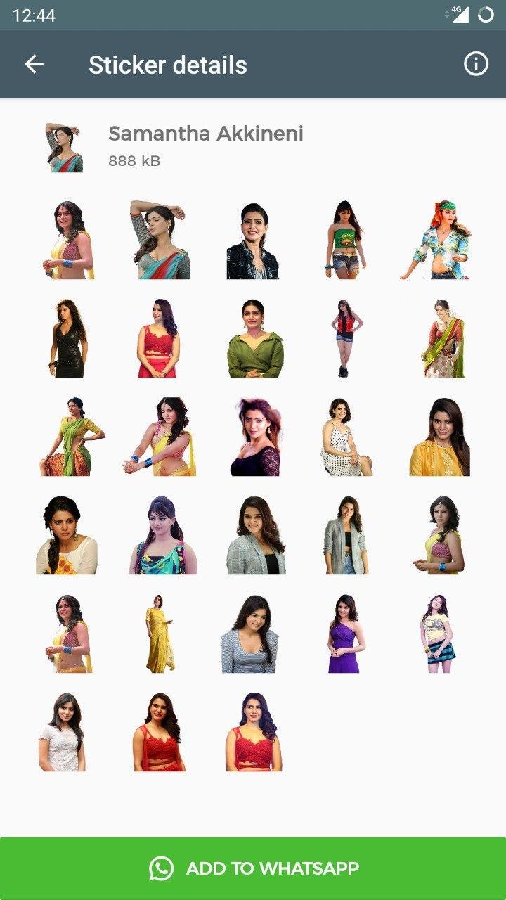 Download Actress Stickers for WhatsApp | Heroine Stickers android on PC