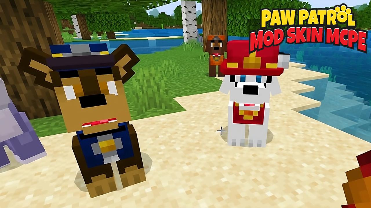 Download Paw Patrol Mod Skin Mcpe android on PC