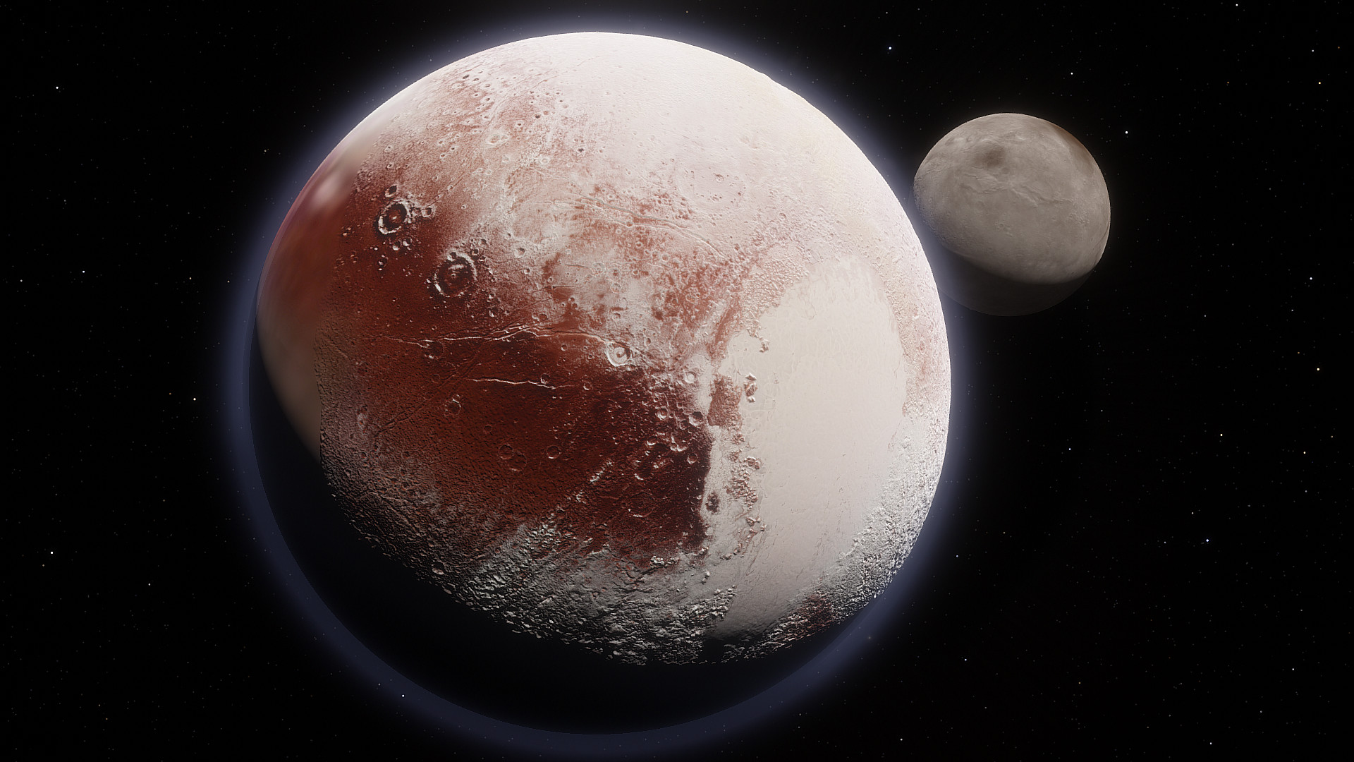 Download SpaceEngine - Pluto System HD Free and Play on PC