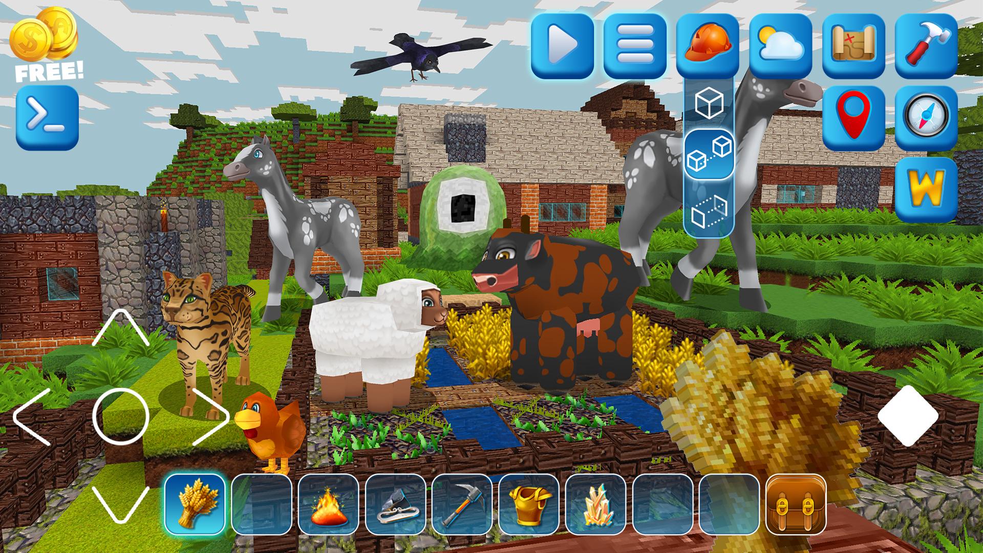 Download EarthCraft: Block Build Craft android on PC