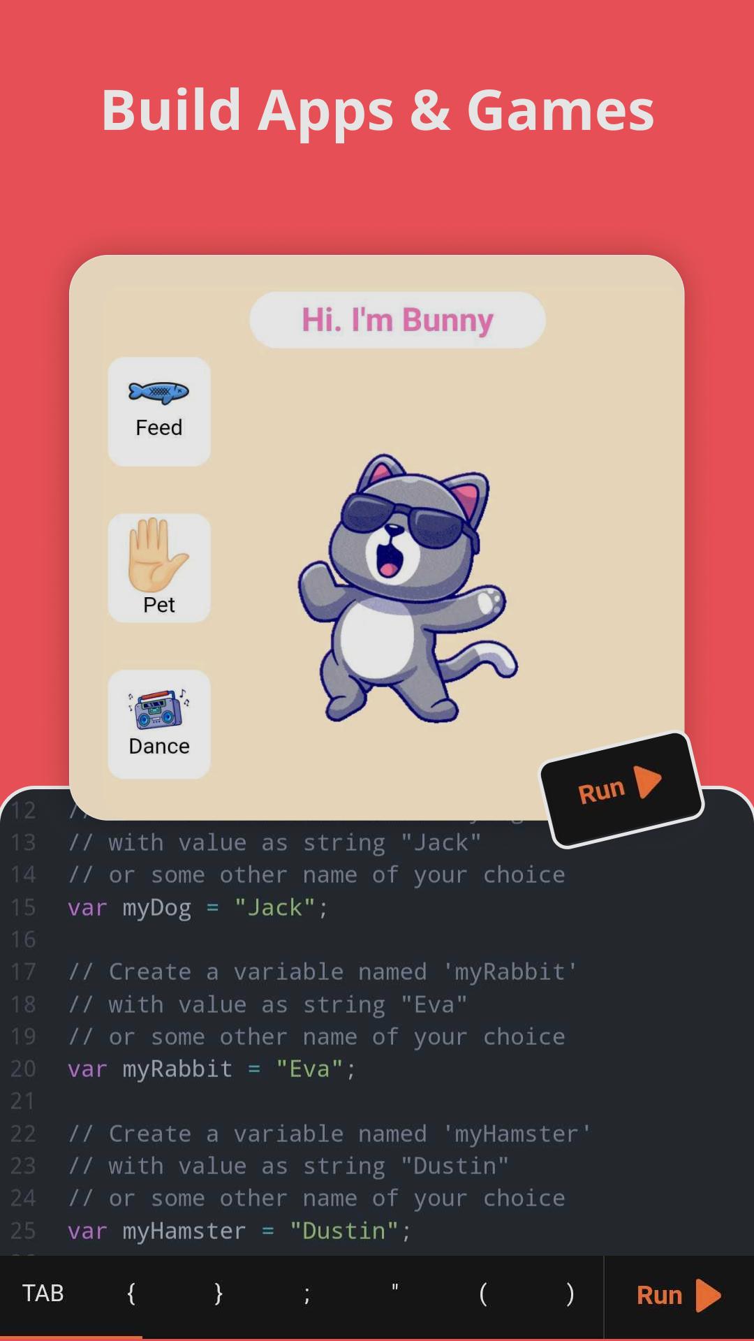 Download CuriousJr - Coding on Mobile android on PC