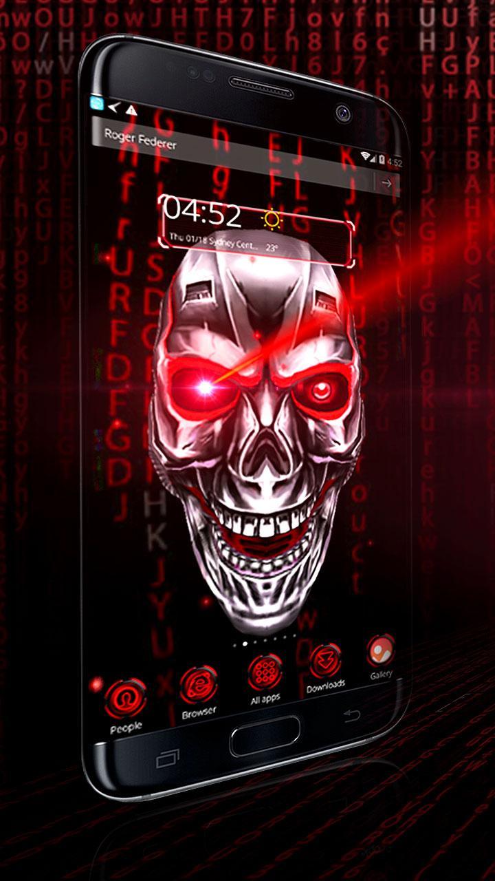 ดาวน์โหลด Neon Blood Skull 3D Theme บนพีซี | GameLoop Official