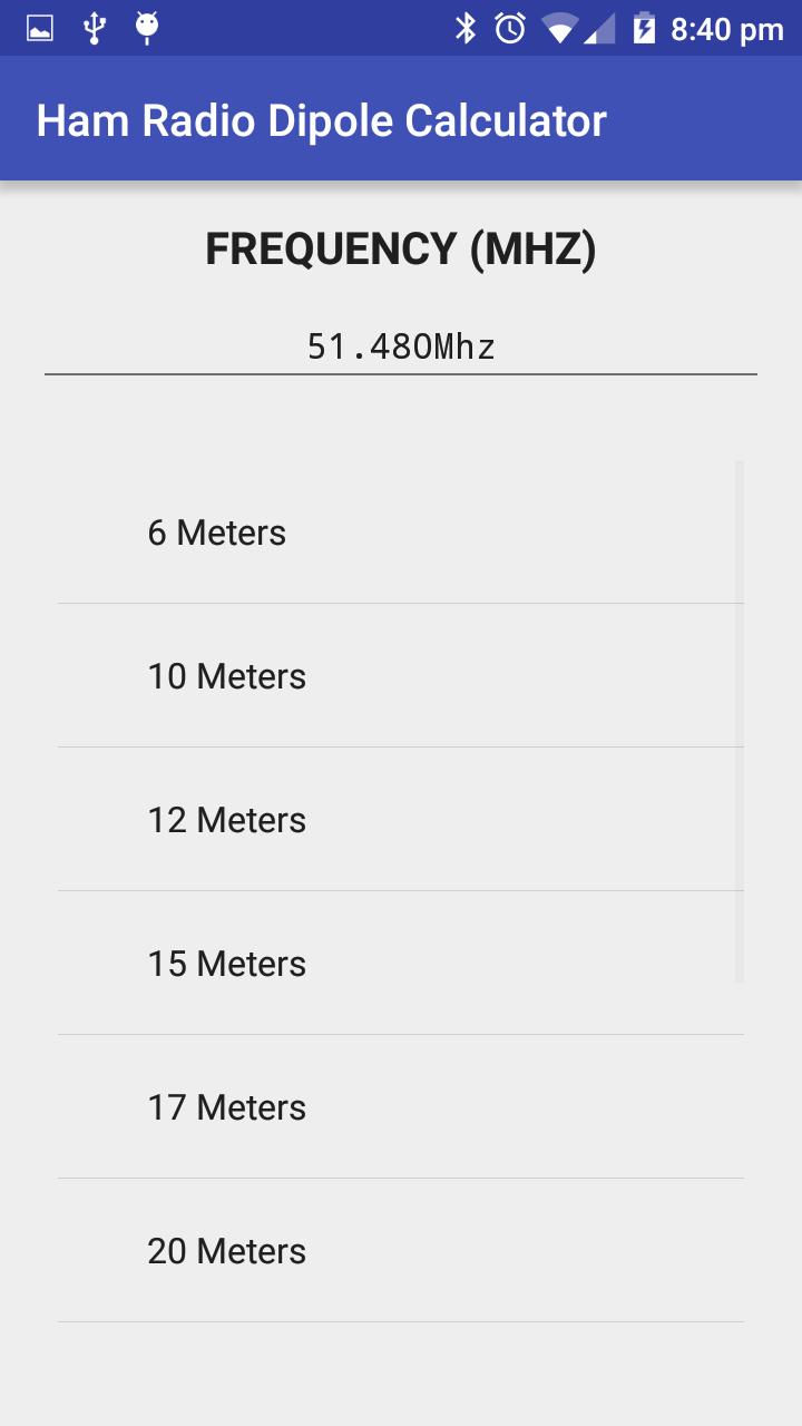 Download Ham Radio HF Dipole Calculator android on PC