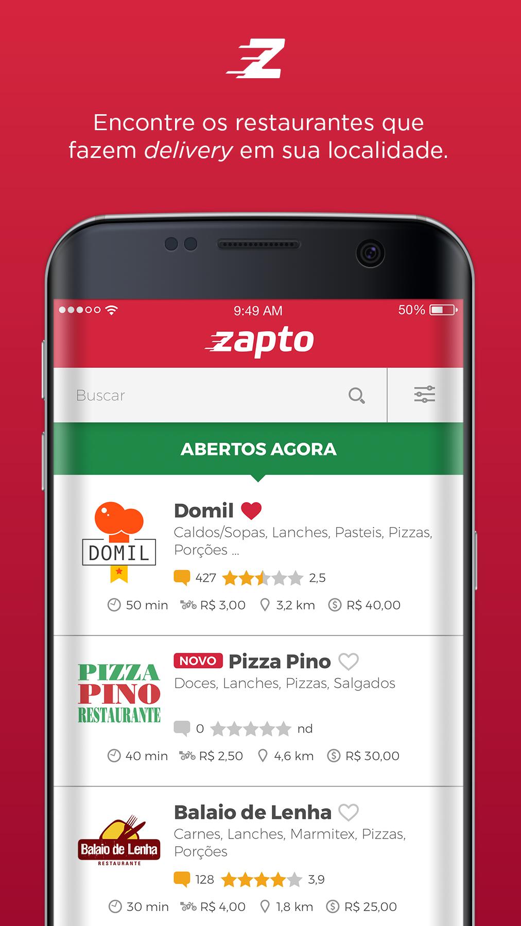 Скачать Zapto - Delivery de comida на ПК | Официальный представитель ...
