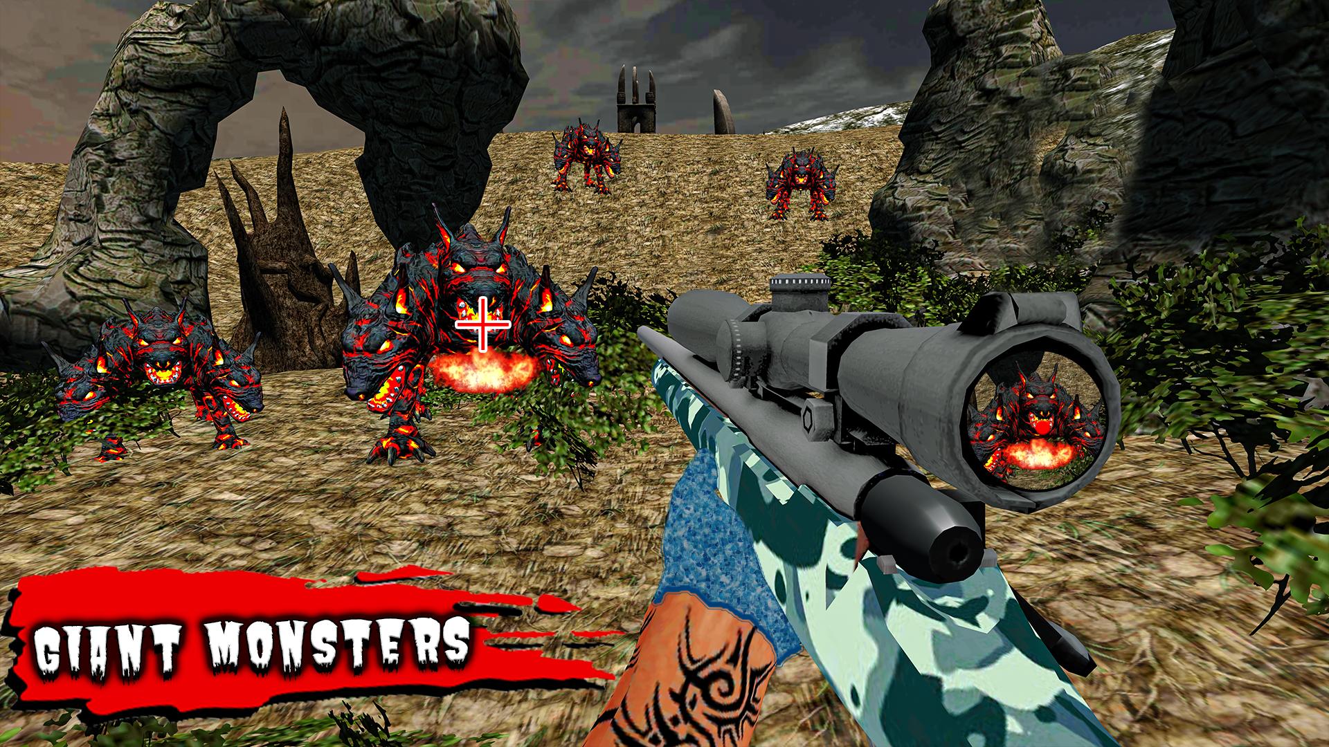 Download Sniper Monster Giant Shooting android on PC