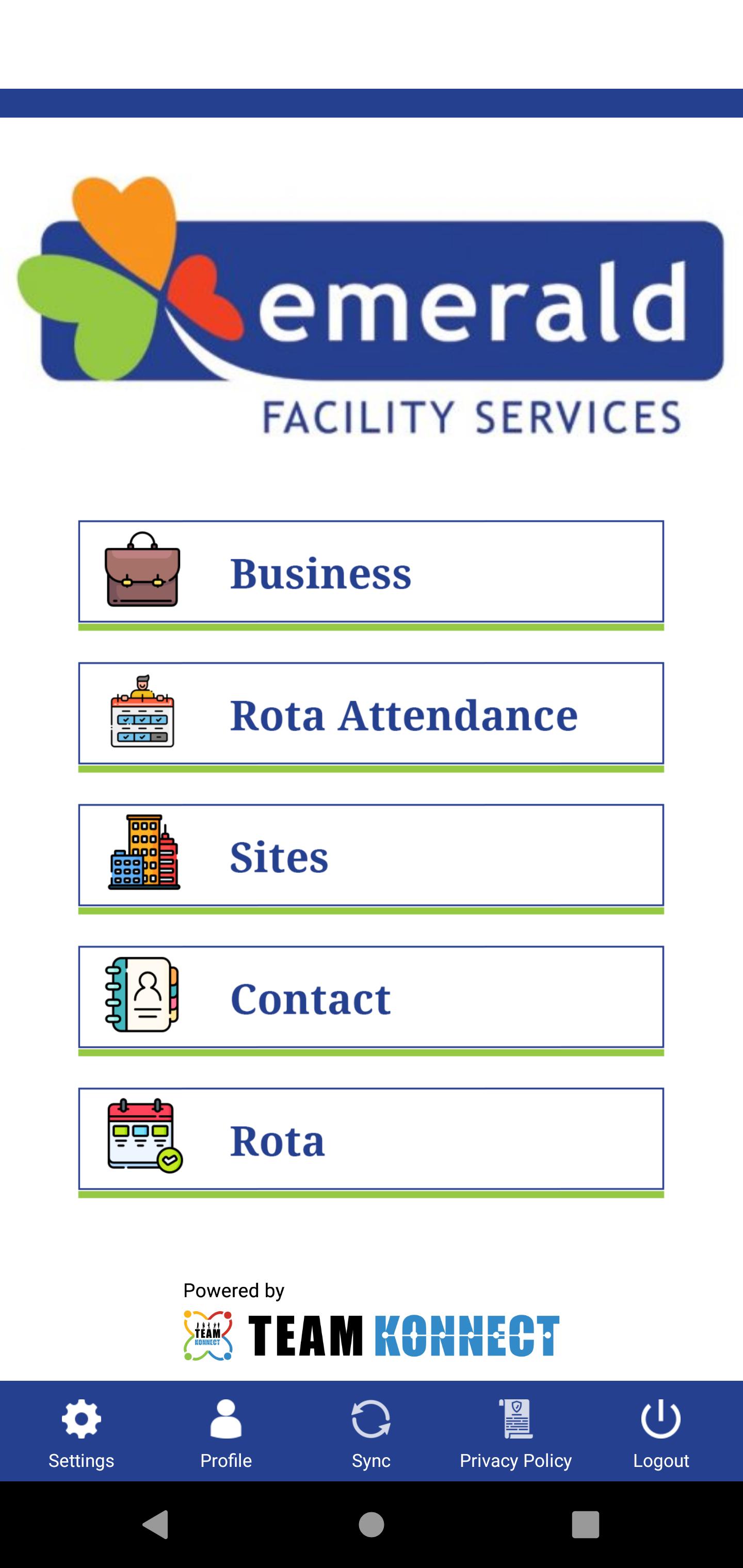 Download Emerald Facility Services T&A android on PC