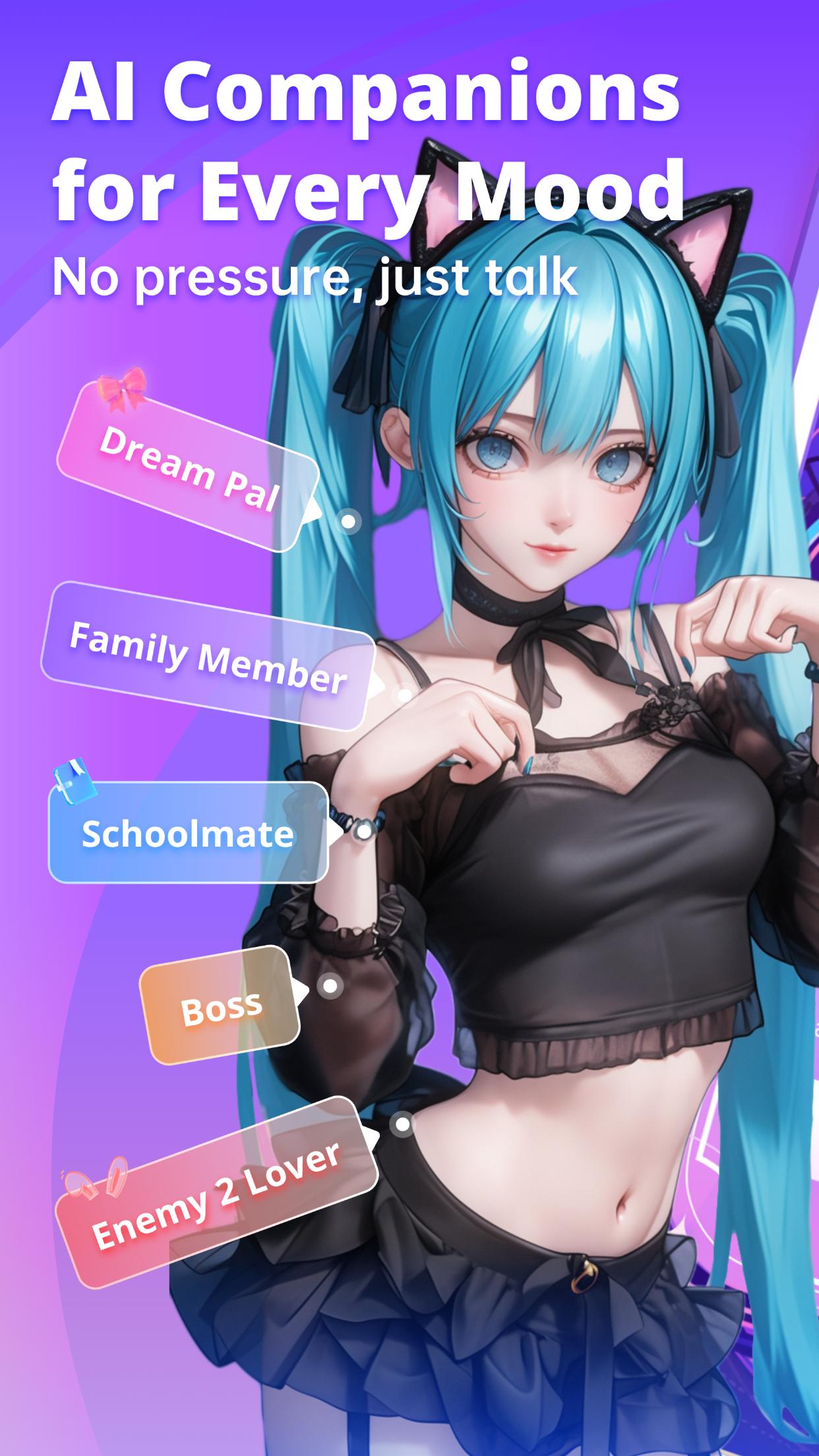 Download Rosytalk-RP lover AI character android on PC