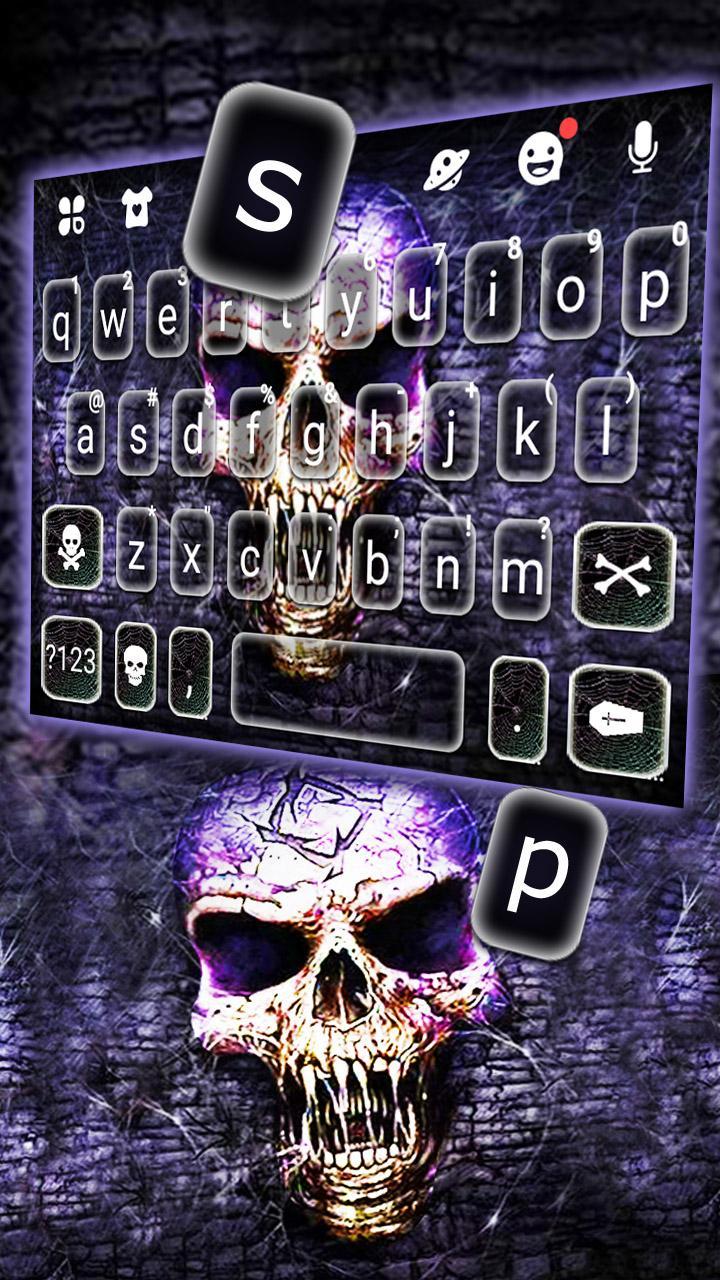 تنزيل Ghost Skull Wall Keyboard Them على جهاز الكمبيوتر | مسؤول GameLoop
