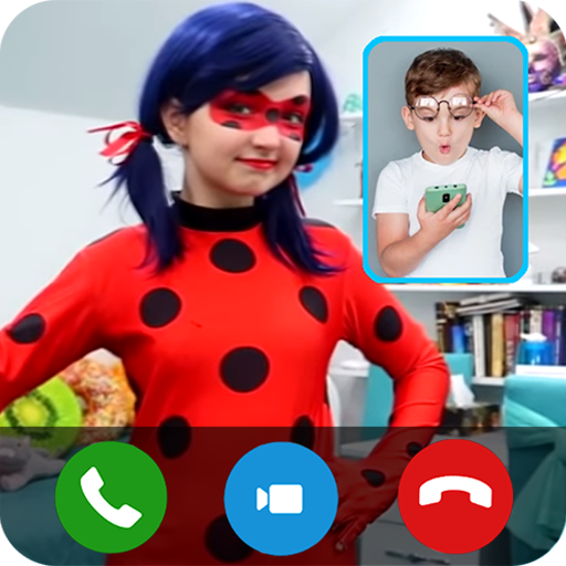 Download LadyBug Fake Video Call android on PC