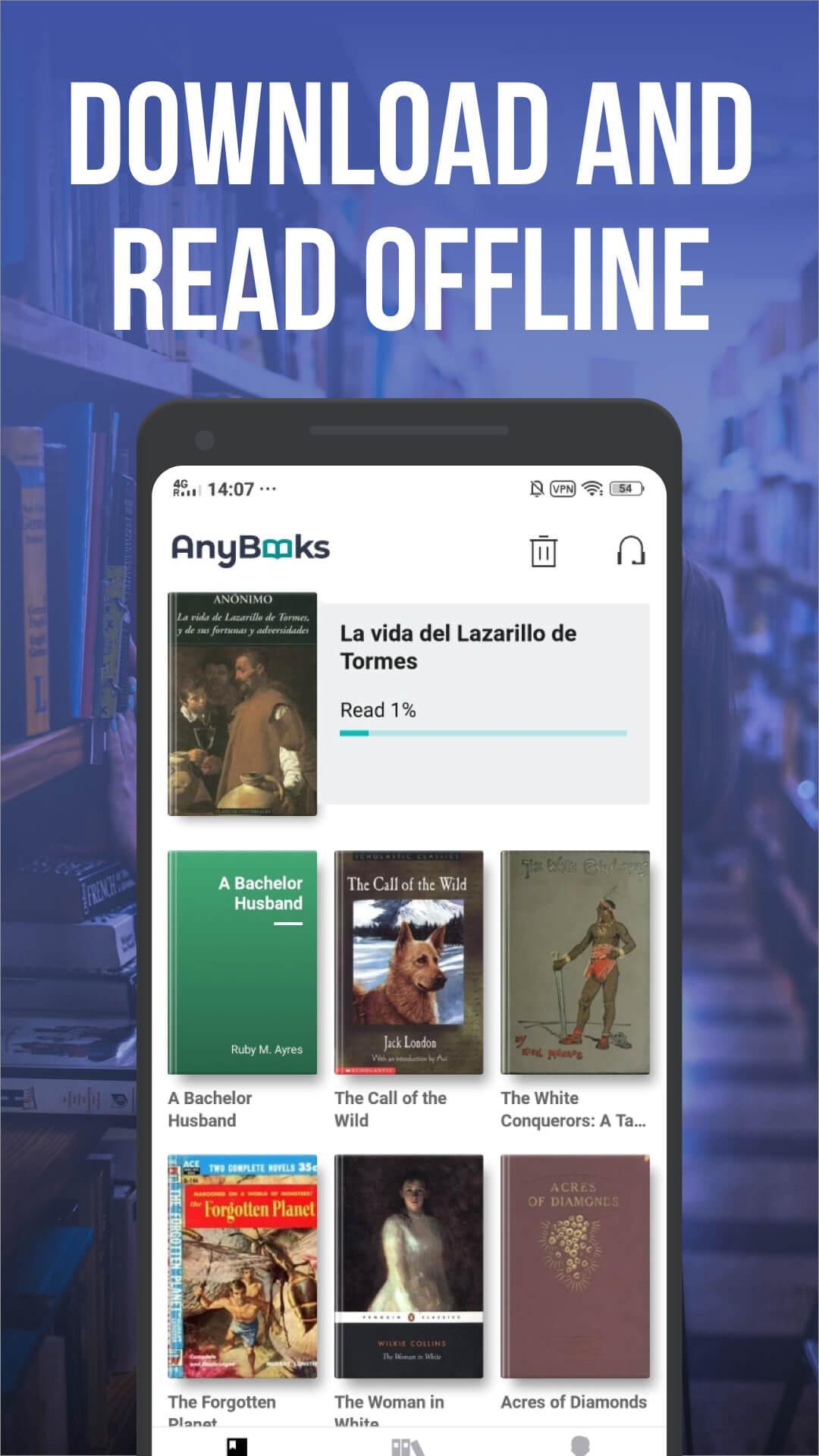 PCにFree offline library, novels &stories-AnyBooksをダウンロードする| GameLoopオフィシャル