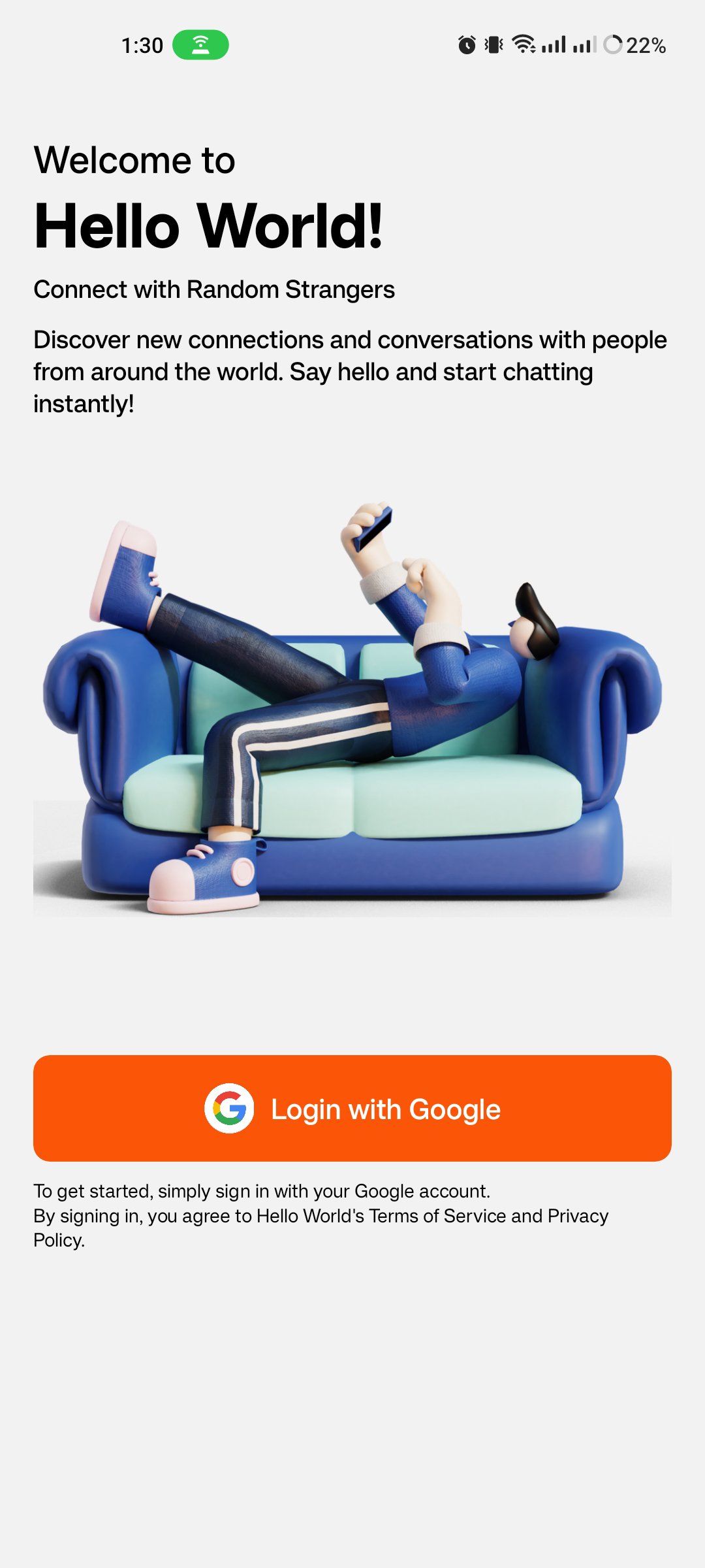 Download Hello World android on PC