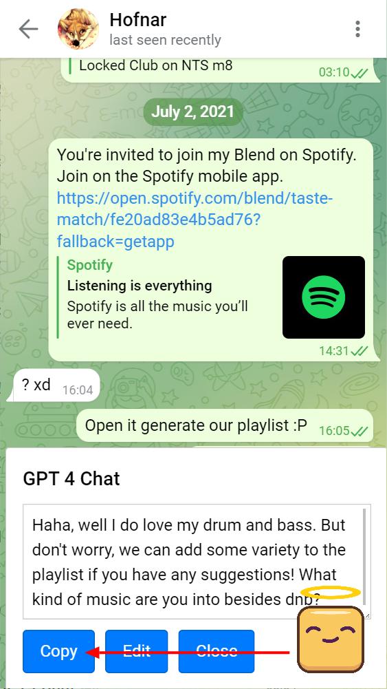 Download GPT-4 for Telegram android on PC