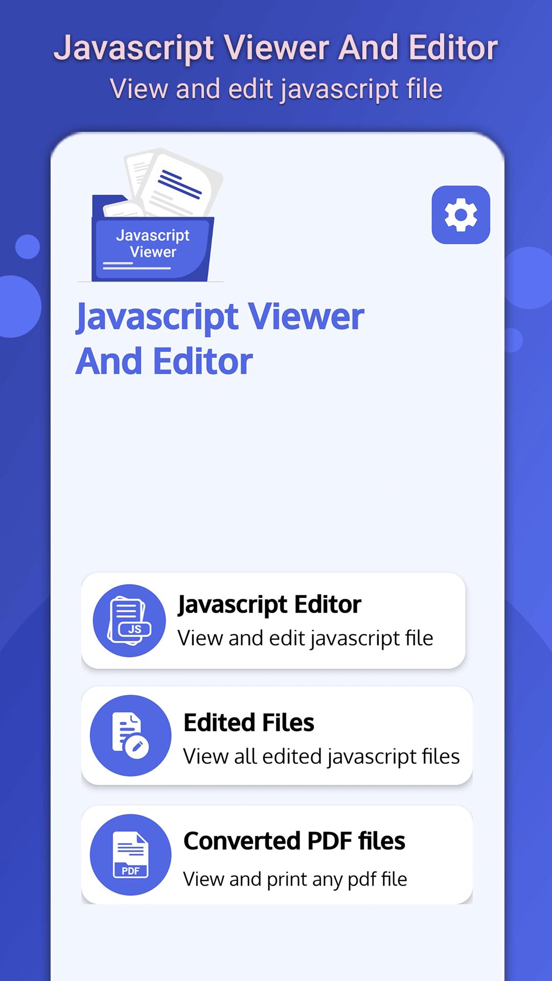 Descargar JavaScript Viewer: JS Editor en PC | GameLoop Oficial