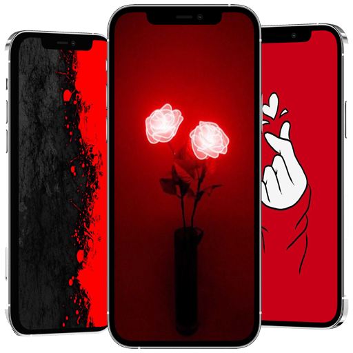 Download beautiful red wallpaper 4k android on PC