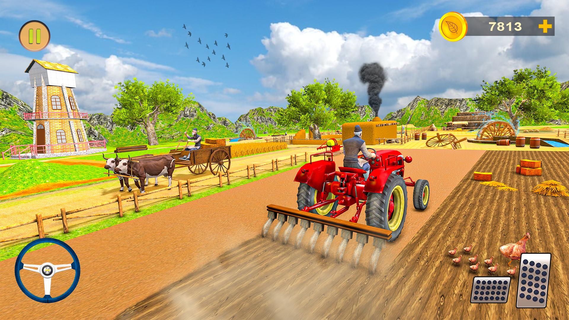 Descargar Real Farm Tractor Trailer Game en PC | GameLoop Oficial