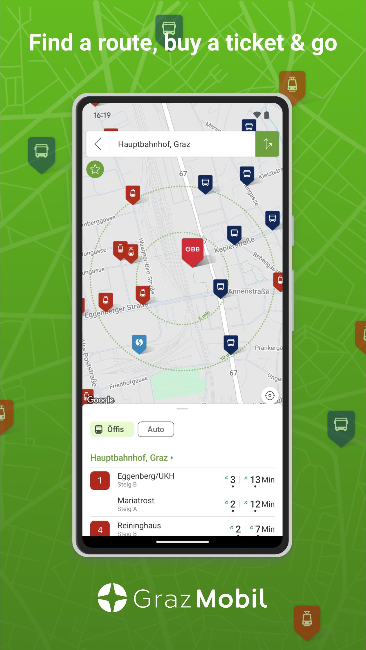 تنزيل GrazMobil - Bus & Tram ticket على جهاز الكمبيوتر | مسؤول GameLoop