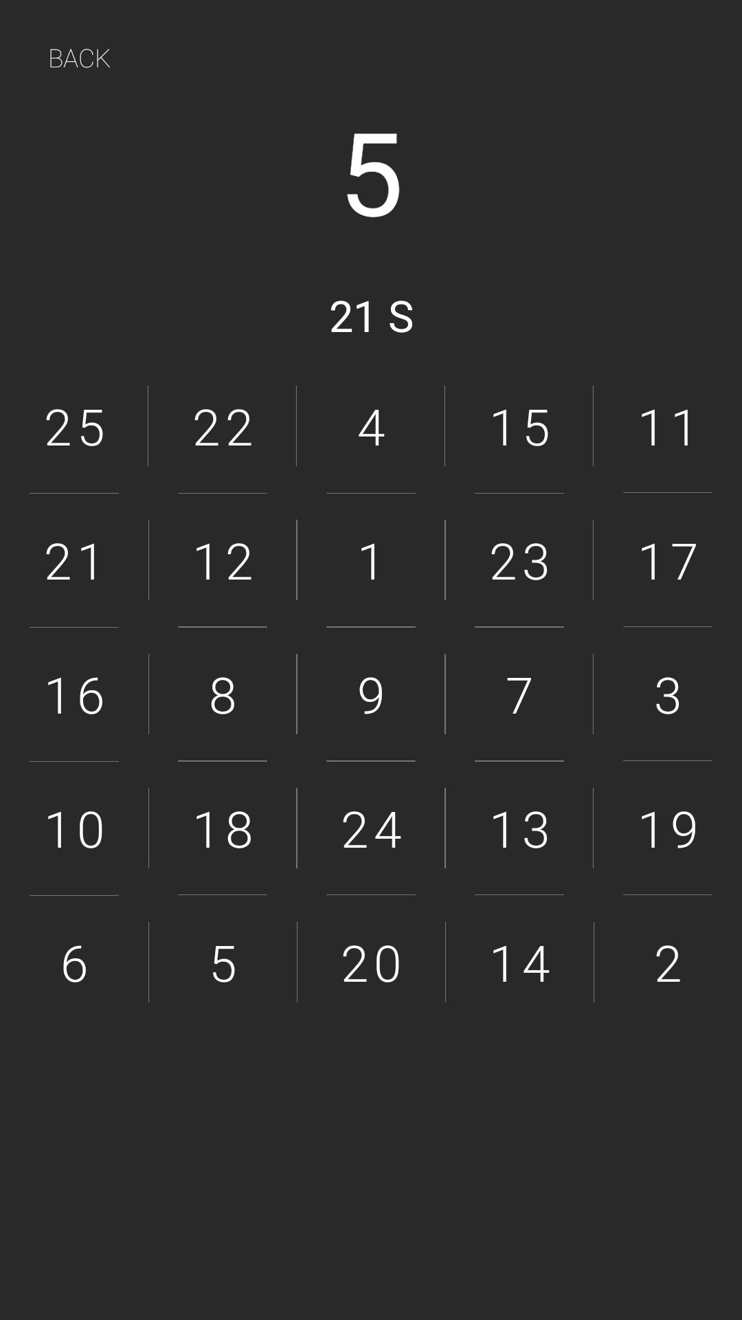 Download 25 Taps! Schulte table android on PC