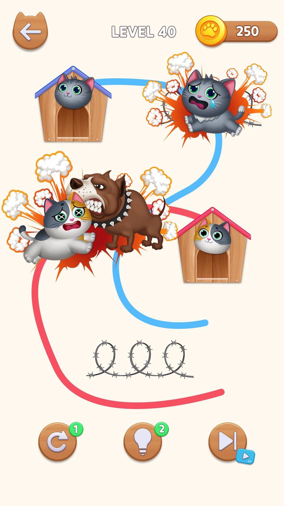 Download Cat Rush - Draw to Home android on PC