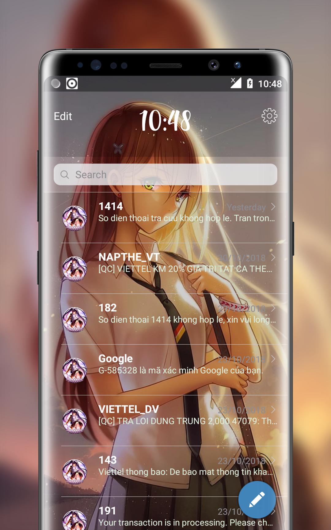 Anime Messenger: Kawaii Anime SMS Theme'yı PC'ye indirin | GameLoop ...