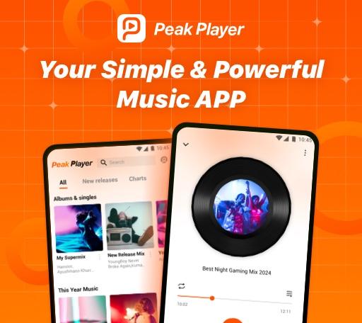 Download Peak Player: Music Player App android on PC