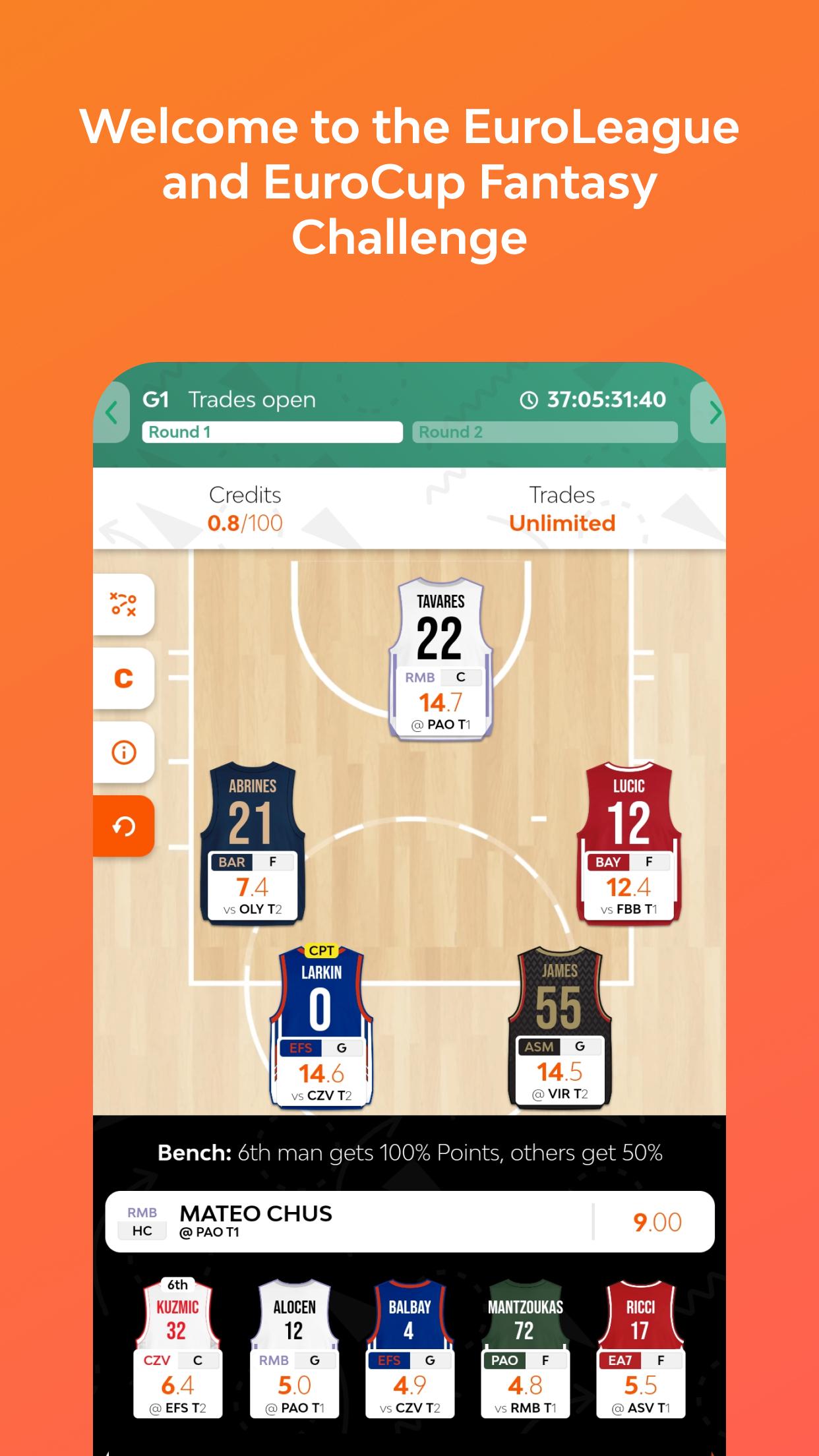 Descargar EuroLeague Fantasy Challenge en PC | GameLoop Oficial