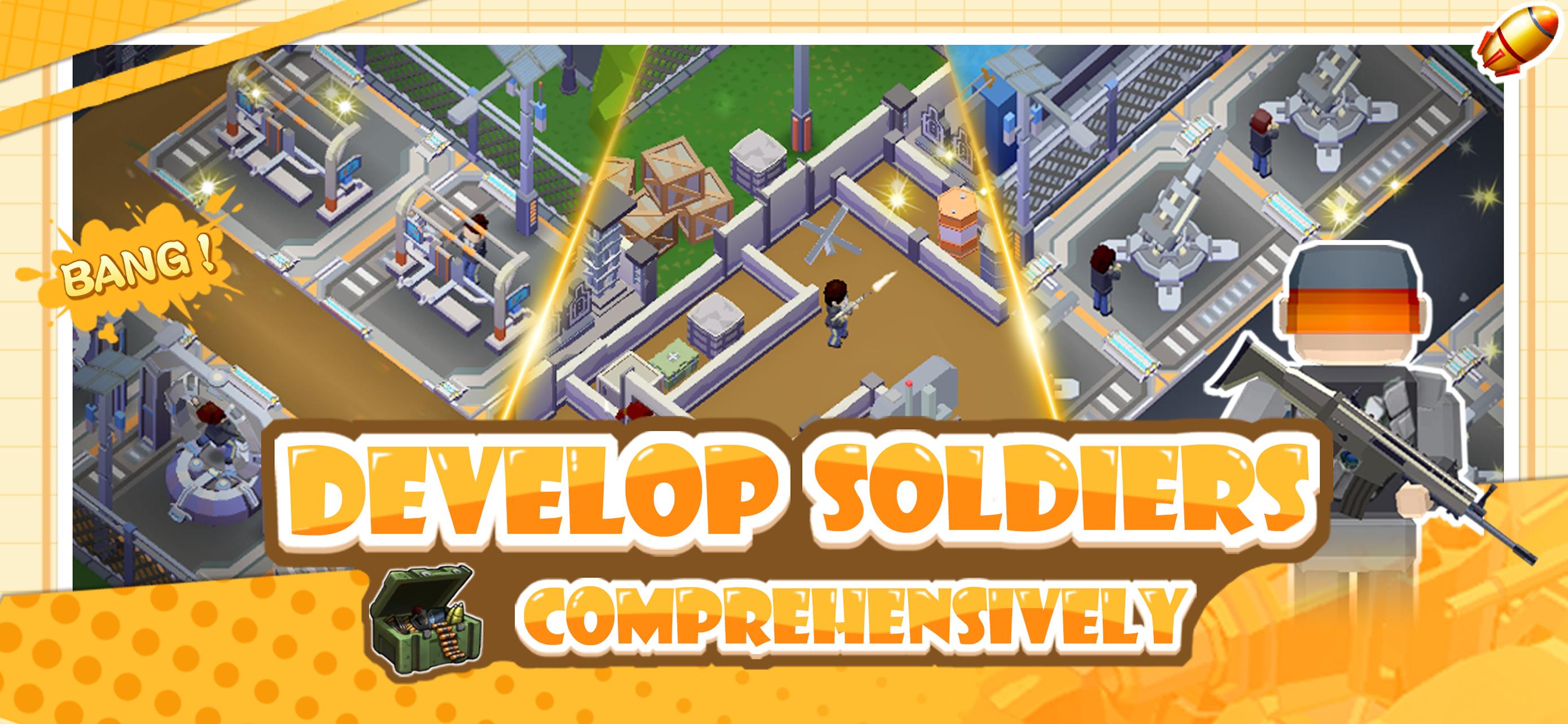 Download Idle Military Base Tycoon Game android on PC