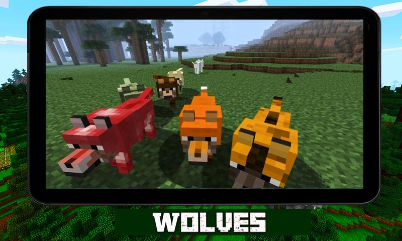 Download Wolves Mods for Minecraft PE android on PC