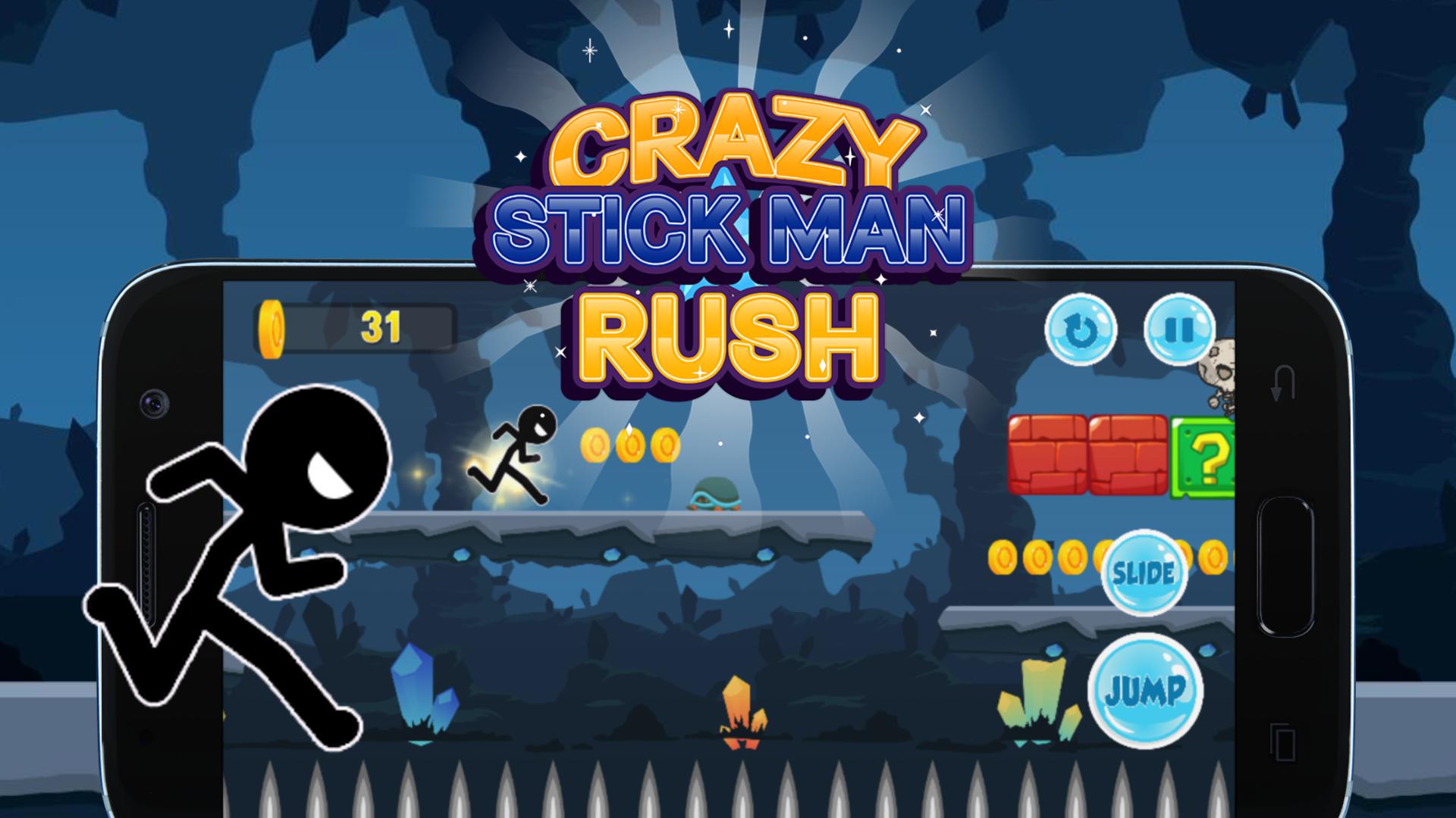 Download Crazy Stickman Rush android on PC
