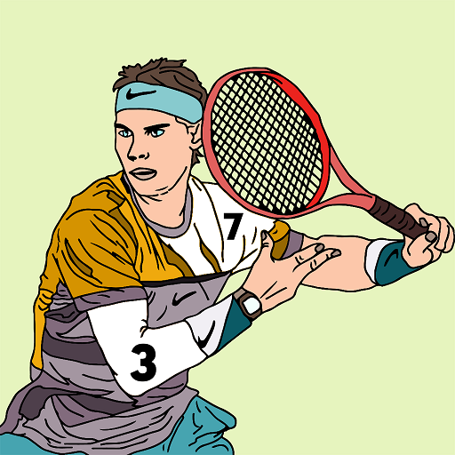 Download Tennis Color by Number: Sports android on PC