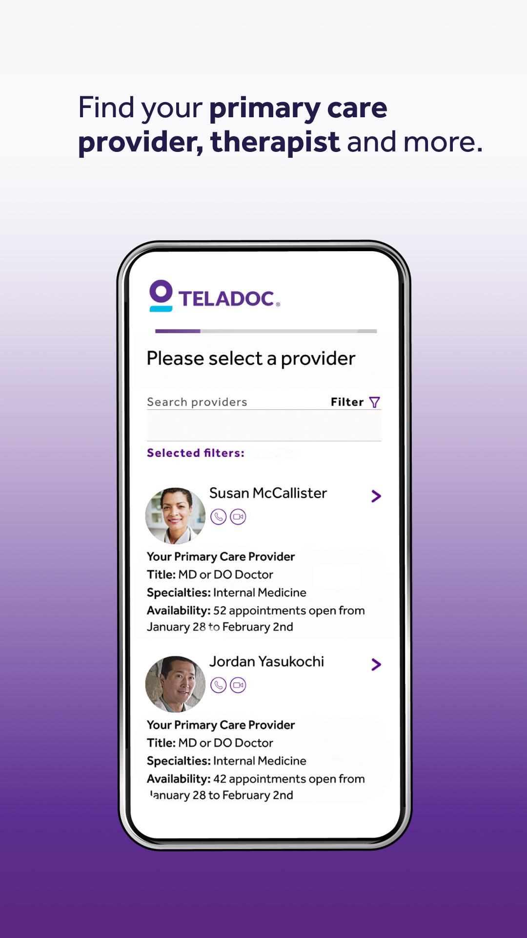 Download Telehealth & Therapy | Teladoc android on PC
