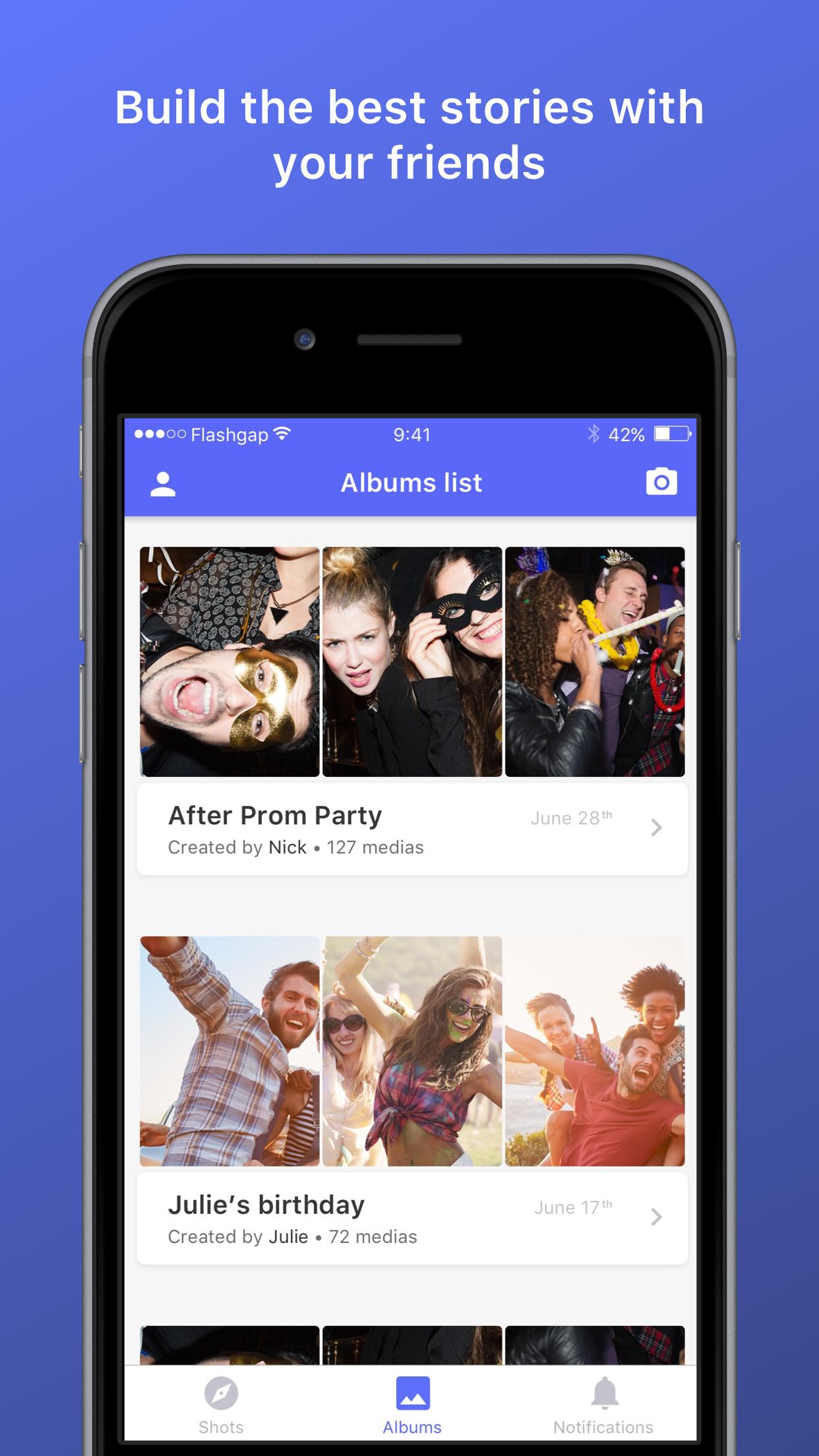 Download Flashgap - Friends Photo Sharing android on PC
