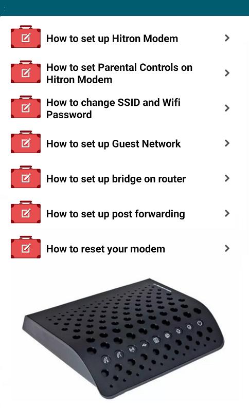 Descargar Hitron Modem Router Guide en PC | GameLoop Oficial