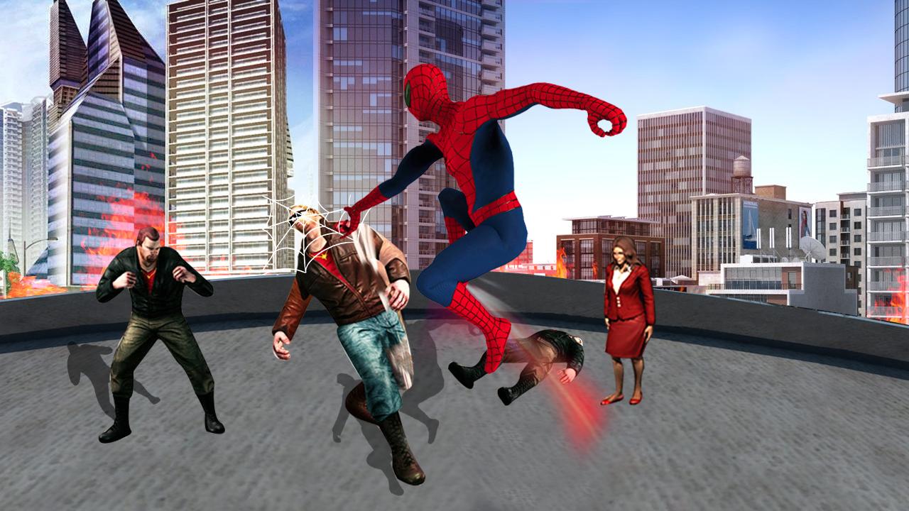 Muat turun Amazing Flying Spider City Rope Hero pada PC | GameLoop Official